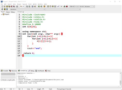 C And C Array 巢狀迴圈 陣列存取效率 Gjlmotea的創作 巴哈姆特