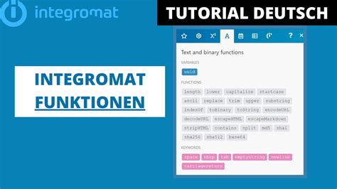 Integromat Funktionen Überblick Tutorial Deutsch Youtube
