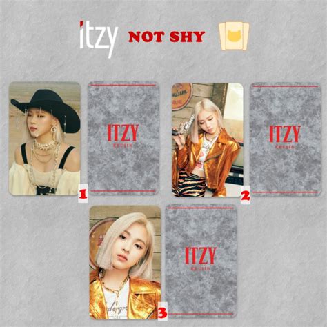 Itzy Not Shy Unofficial Photocards Shopee Philippines