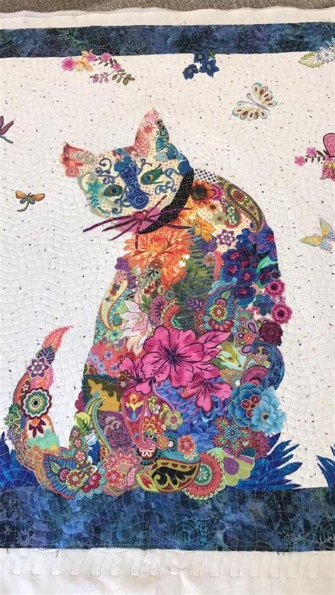 By Gt Using Laura Heine Pattern Animal Quilts Storybook Art Cat Quilt