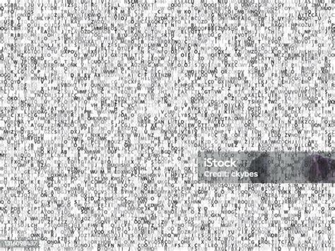 백색 노이즈 텍스처 편지로 만들어졌습니다 정적 간섭 그런지 벡터 배경 Tv 화면 신호가 없습니다 픽셀 스타일입니다 0명에 대한 스톡 벡터 아트 및 기타 이미지 Istock