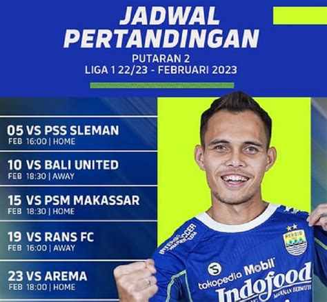 Jadwal Jam Tayang Persib Bandung Vs PSS Sleman BRI Liga Siaran Langsung TV Indosiar Dan Link