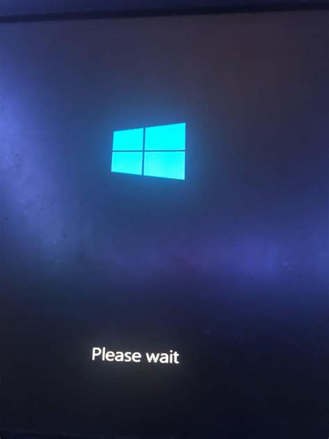 My Pc Is Stuck On This “please Wait” Screen After 5 Minutes It Said It Occurred In Error And It