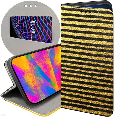 Hello Case Etui Z Klapką Do Huawei P8 P9 Lite 2017 Złoto Gold Rich