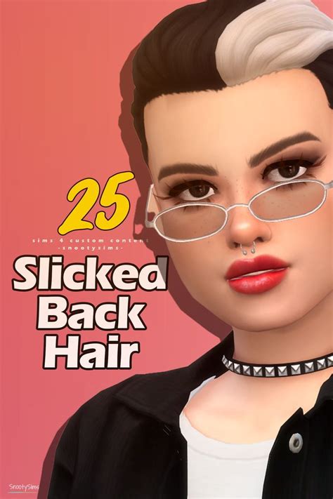 25 Slicked Back Hair Cc Packs Elegant Options For Male And Female