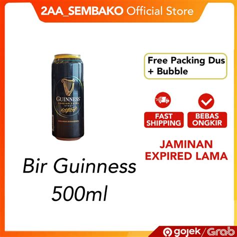 Jual Beer Guinness Foreign Extra Stout Guinness 500ml Bir Hitam Kaleng
