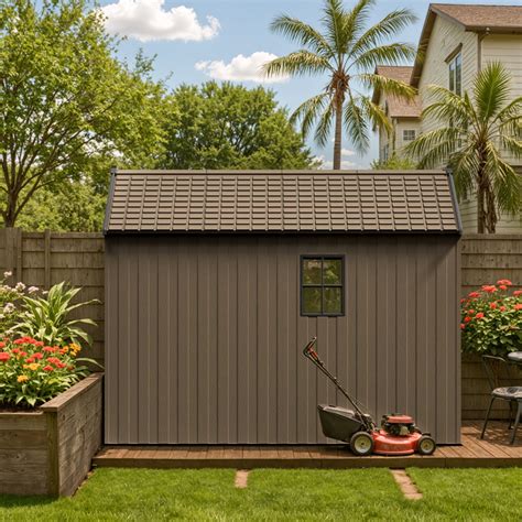 Metal And Plastic Storage Sheds 10 Year Warranty