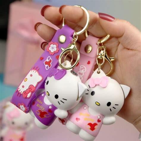 Hello Kitty Keychain Lighter Red Flame Free Shipping