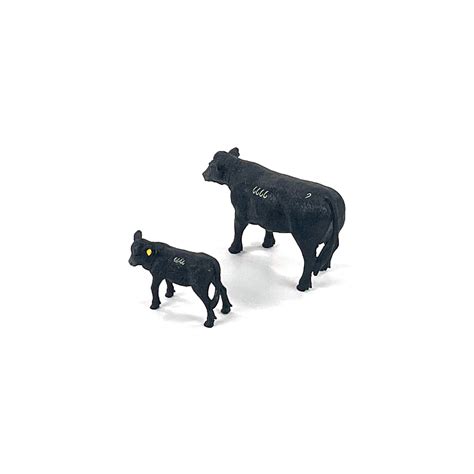 Big Country Toys Four Sixes Ranch Black Angus Ranch Set