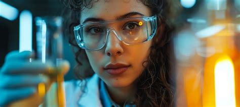 Premium Photo Scientist Working With Sem Microscope
