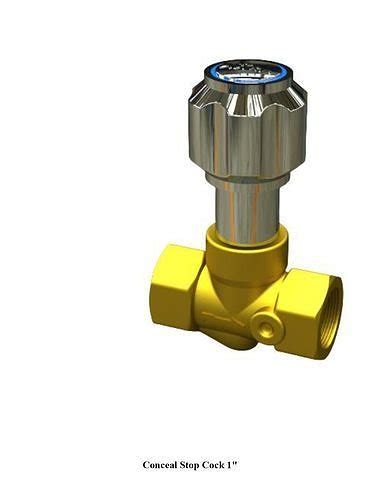 Water Tap Conceal Stop Cock 1 In Escoo Flat 3d Model Rigged Cgtrader