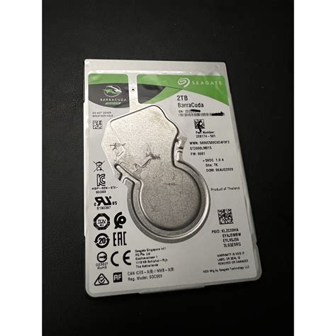 Seagate 希捷 新梭魚 Barracuda 2tb 25吋 7mm 5400轉 SataⅢ 桌上型硬碟 二手硬碟 蝦皮購物