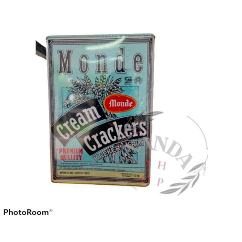 Jual Monde Cream Crackers 1200gr Shopee Indonesia
