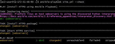 How To Dry Run Ansible Playbook Geeksforgeeks