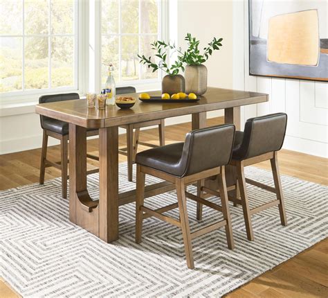 Cabalynn 5 Pc Counter Height Dining Set Morris