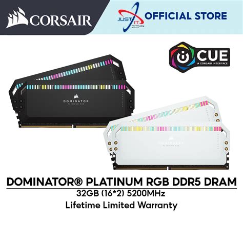 Corsair Dominator Platinum Rgb 32gb 16x2 64gb 32x2 Ddr5 5200mhz