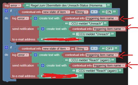 Blockly Possible To Get The Triggering Item Label Instead Of Triggering Item Name Via