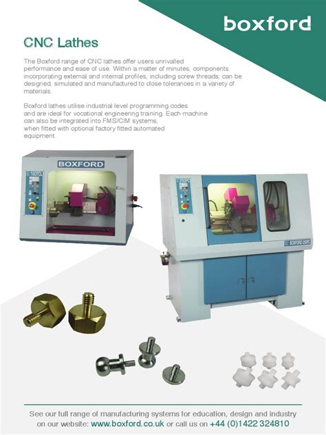 Cnc Lathes Nov 2021 1 Pdf Numerical Control Tools