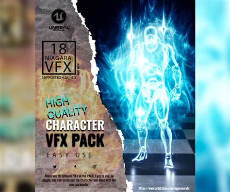 Artstation Ue Character Vfx Pack High Quality Game Assets