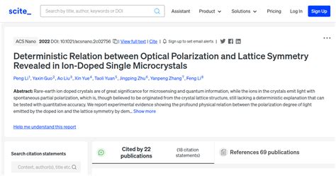 Deterministic Relation Between Optical Polarization And Lattice Symmetry Revealed In Ion Doped