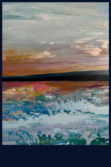 Sunset Wells Norfolk Original Oil Painting Utopia The Unexpected