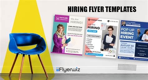 Hiring Flyer Templates Free Customize Printable