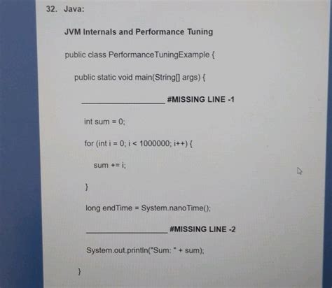 32 Java Jvm Internals And Performance Tuning Public Class