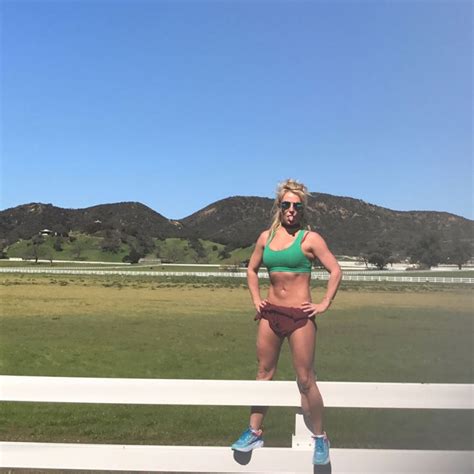 Britney Spears Shows Off Her Impressive Abs And Cheeky Tattoos Photos
