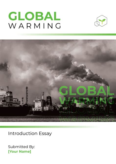 Free Global Warming Introduction Essay Template To Edit Online