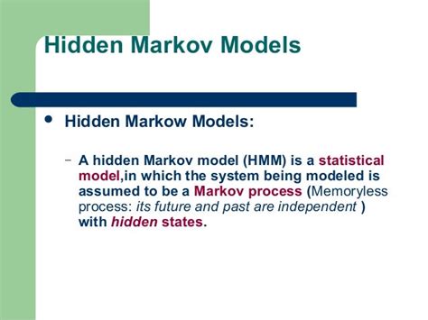 Hidden Markov Model Ppt