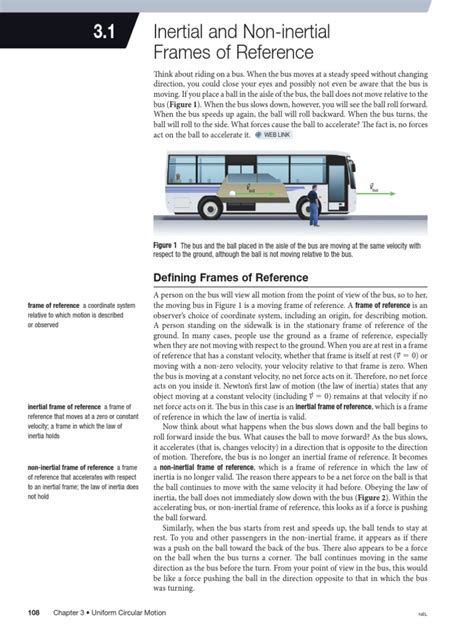 03 01 Inertial And Non Inertial Frames Of Reference Download Free Pdf