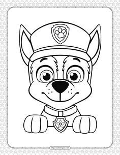 12 Ideas De Paw Patrol Blanco Y Negro