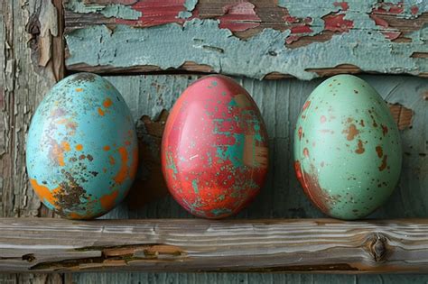 Premium Photo Designer Easter Eggs