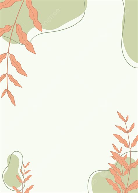 Hand Drawn Boho Plants Background Wallpaper Image For Free Download Pngtree