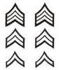Uniform Rank Insignia Los Angeles Sheriffs Dept Class B Gold On Od