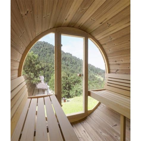 saunalife e7g four person barrel sauna glass front barrel sauna