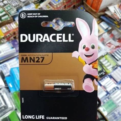 (แพคเกจEU) ถ่าน Duracell 27A, MN27 12V แพคเดี่ยว 1ก้อน ของใหม่ ของแท้ ...