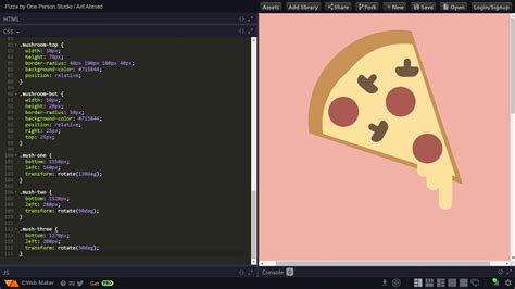 ASMR Programming PIZZA In HTML CSS No Talking YouTube