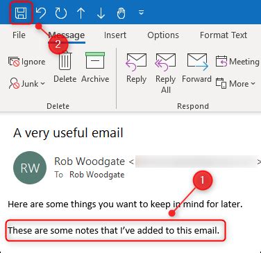 How To Edit A Received Email In Microsoft Outlook