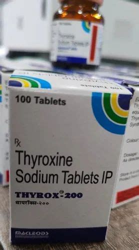Thyrox 200 Thyroxine Sodium 200 Mg At Rs 400bottle Cardiovascular