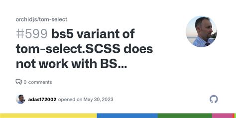 Bs Variant Of Tom Select Scss Does Not Work With Bs Alpha Issue