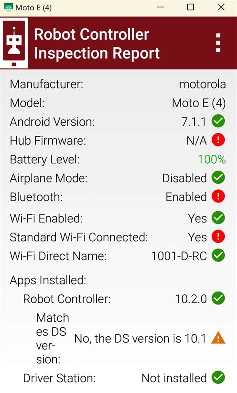 Driver Station For FIRST Tech Challenge Software Development Kit Release Control System