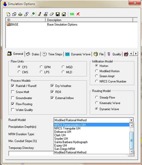 Surface Runoff Options In Infoswmm H2omap Swmm Swmm5 Icm Swmm Icm Infoworks Infoswmm Infosewer