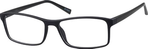 Black Rectangle Glasses 2010621 Zenni Optical Zenni Optical