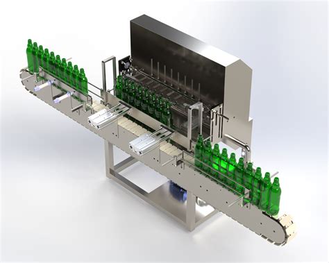 洗瓶机solidworks 模型图纸下载 懒石网
