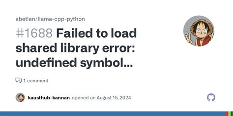 Failed To Load Shared Library Error Undefined Symbol Znst15