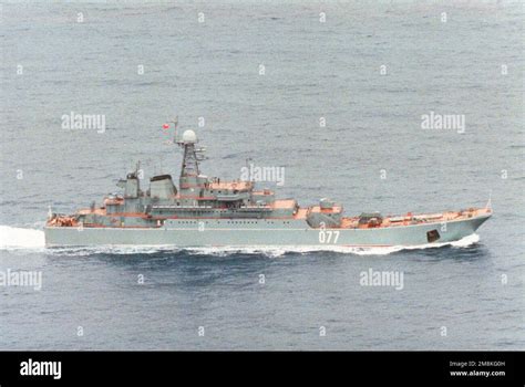 Aerial Starboard Beam View Of The Russian Navy Pacific Fleet Ropucha Ii