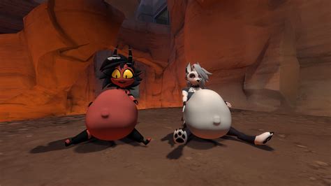 Millie And Loona Big Fat Bellies By 0640carlos On Deviantart