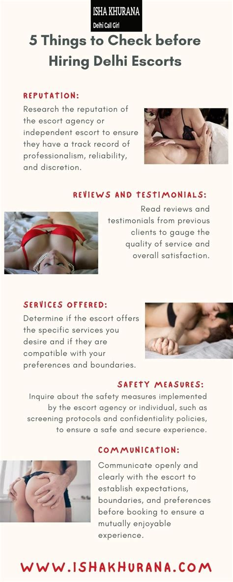 5 Things To Check Before Hiring Delhi Escorts By Ishakhuranagirl Medium