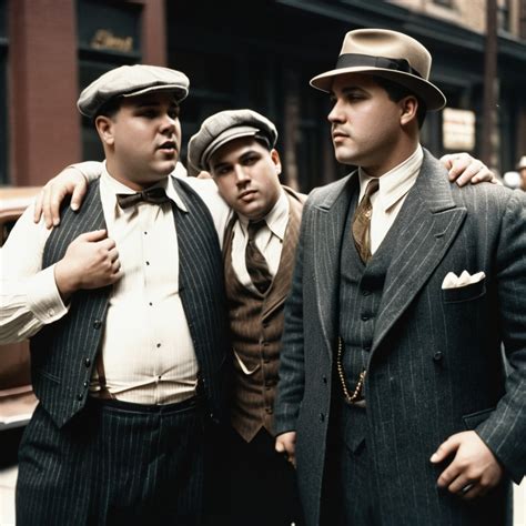 1920s Chicago Gay Gangsters Heist Stable Diffusion Online